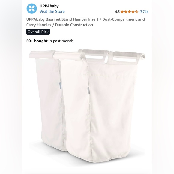 Storage & Organization | Dualcompartment White Laundry Hamper | Poshmark
